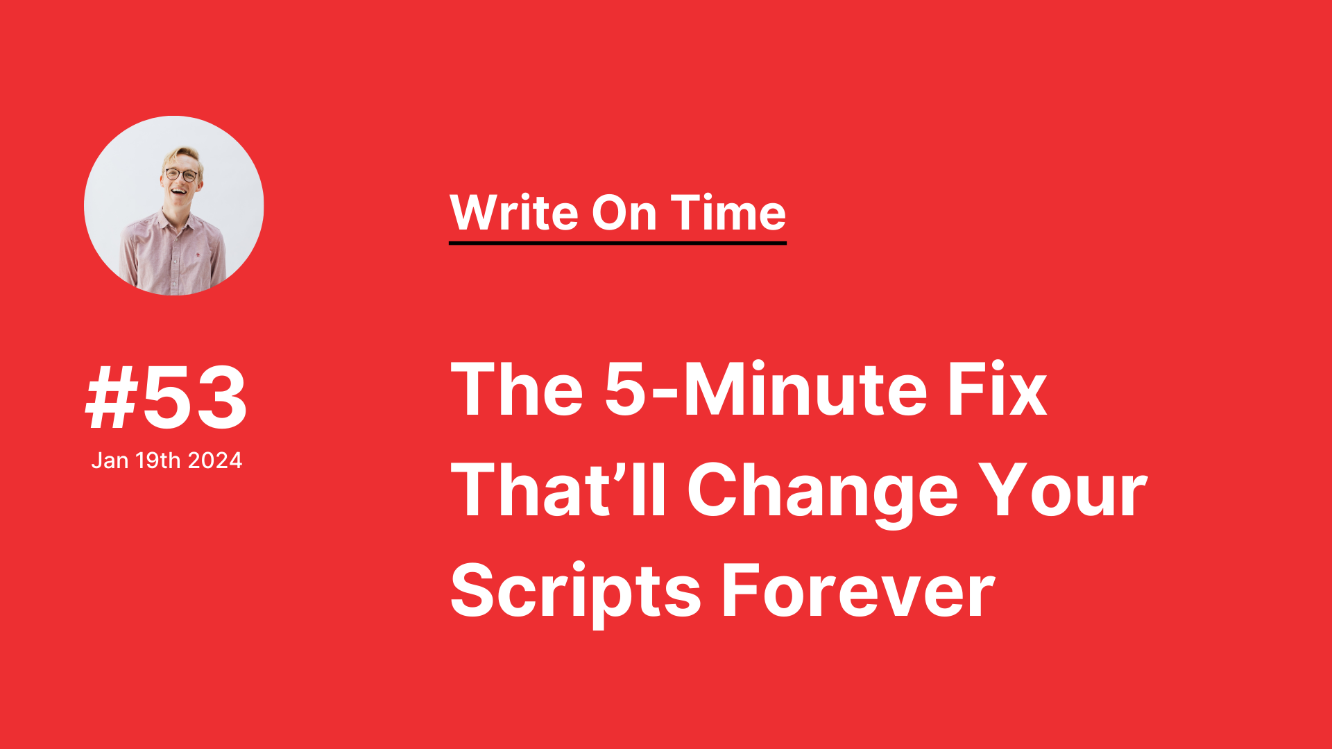 George Blackman - Your Scriptwriting Partner